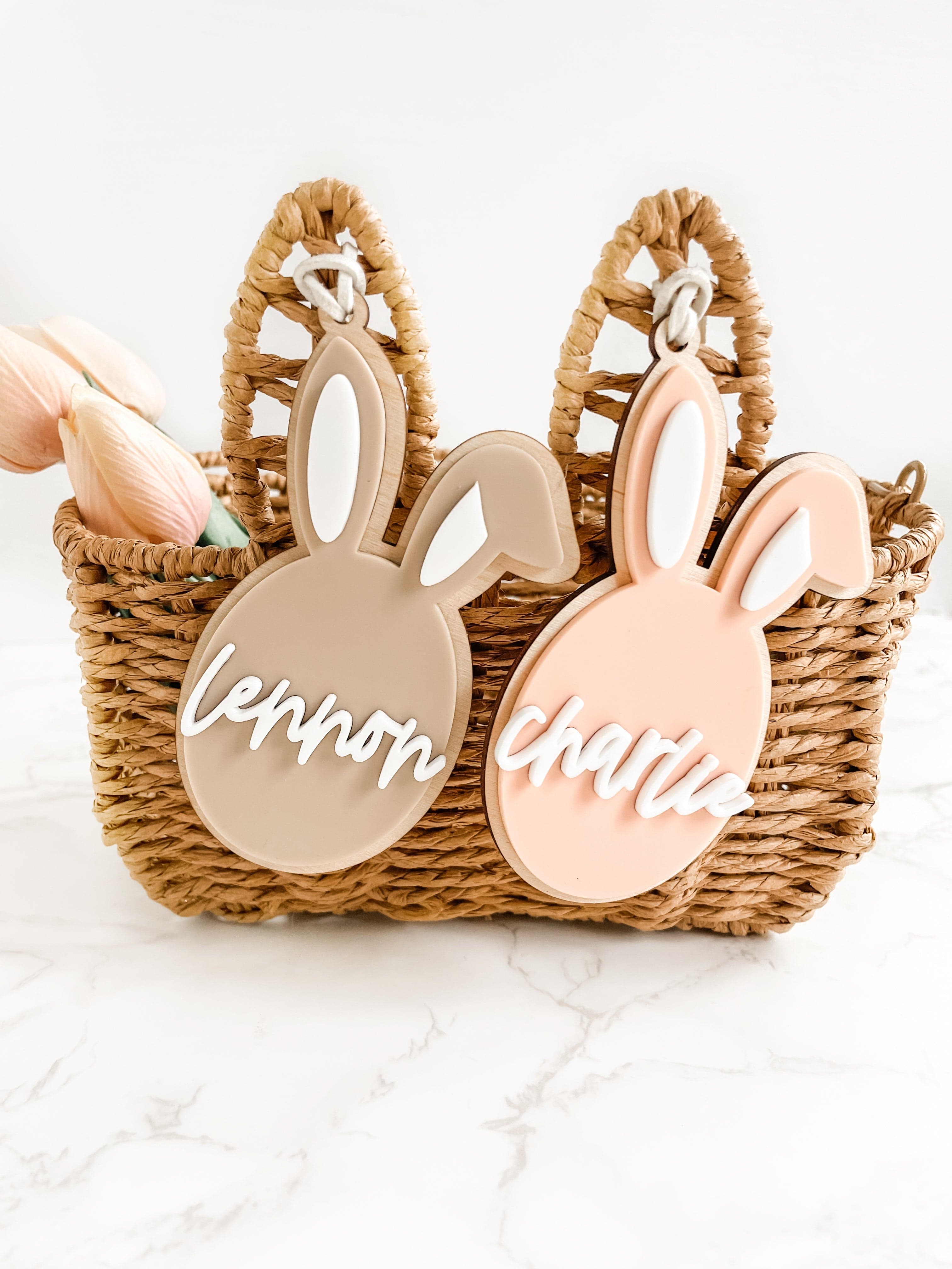 Easter Bunny Name Tag | Charlie + Pine
