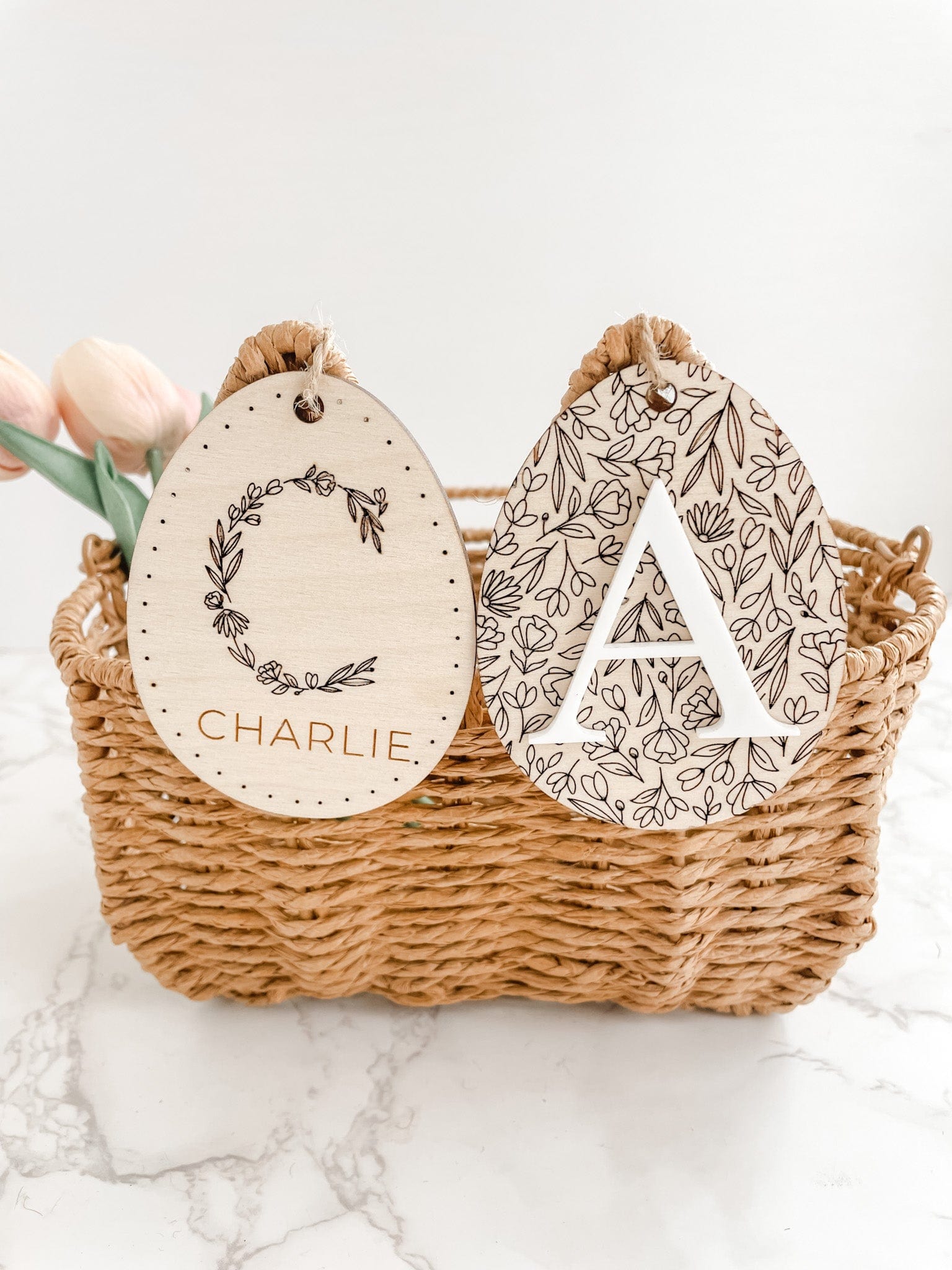 Easter Basket Name Tag | Charlie + Pine