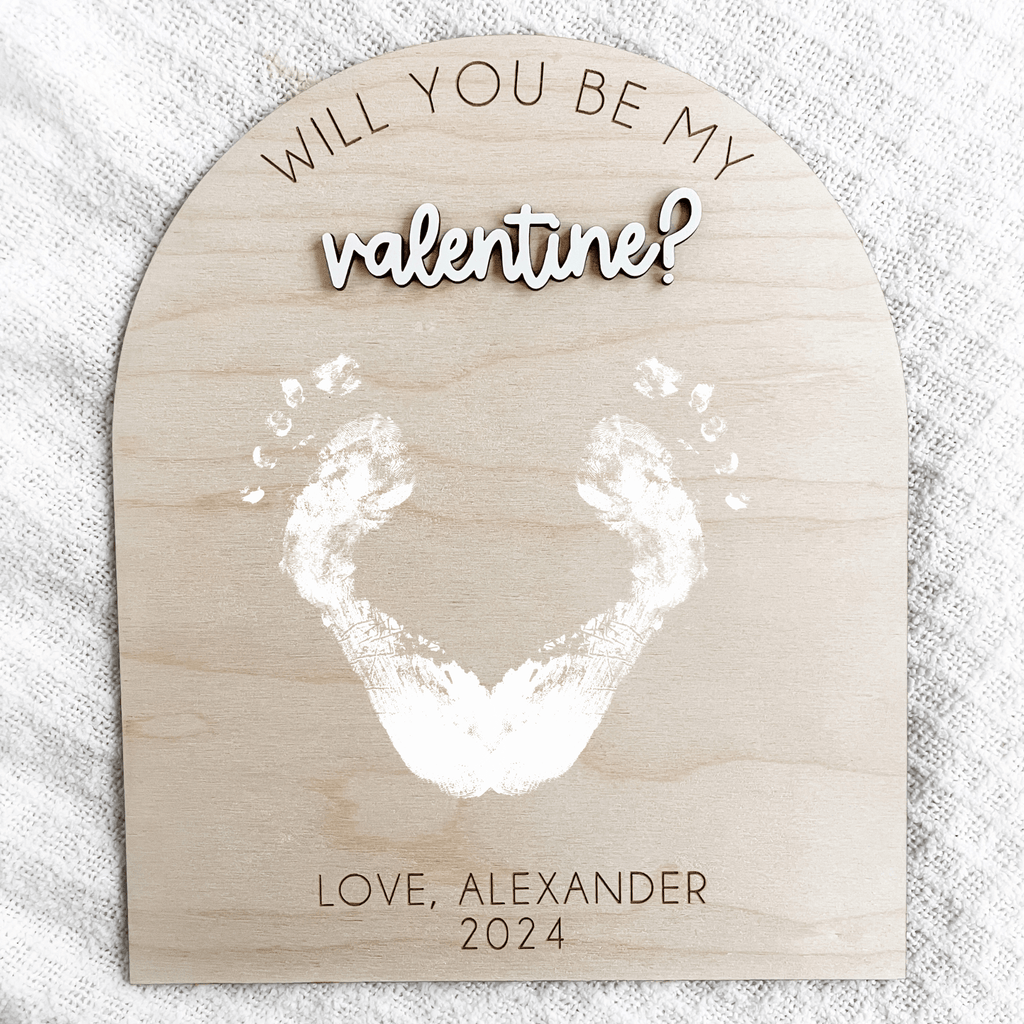 Valentine's Day Footprint Craft - Charlie and Pine – Charlie + Pine