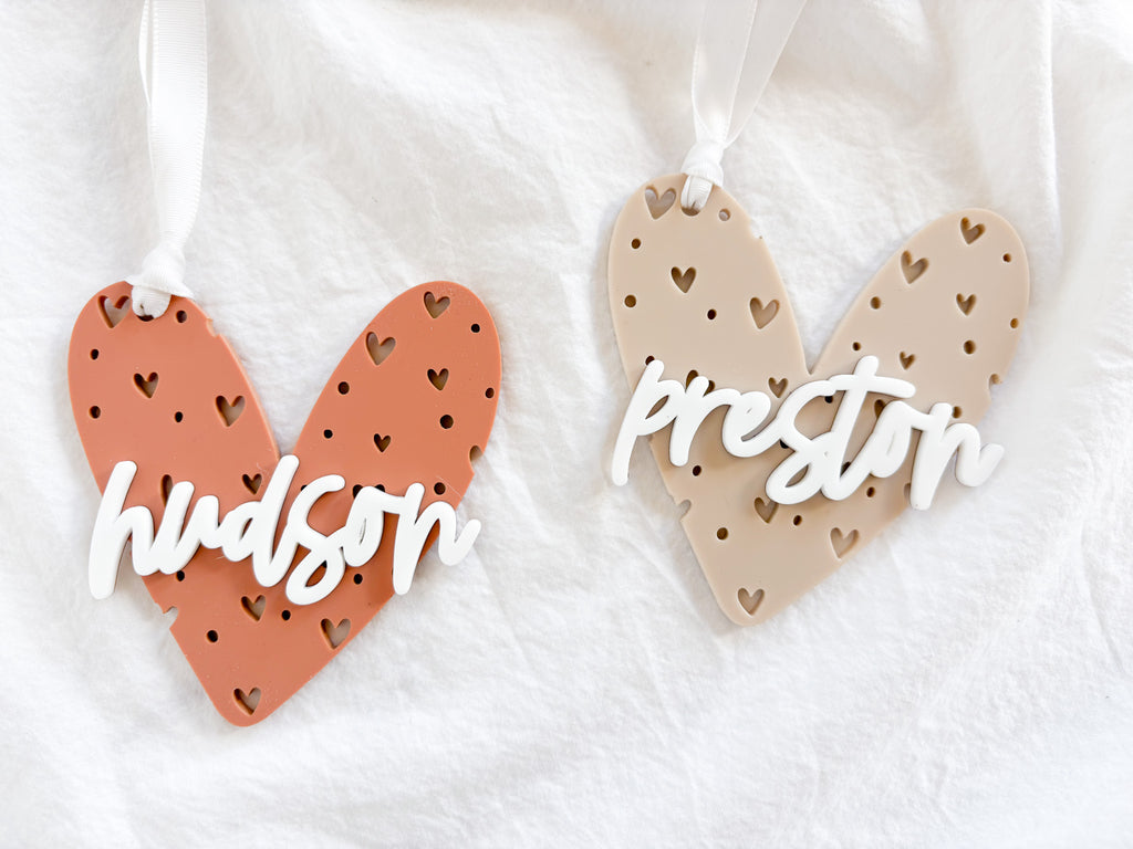 Personalized Valentine's Day Basket Name Tags - Charlie and Pine ...