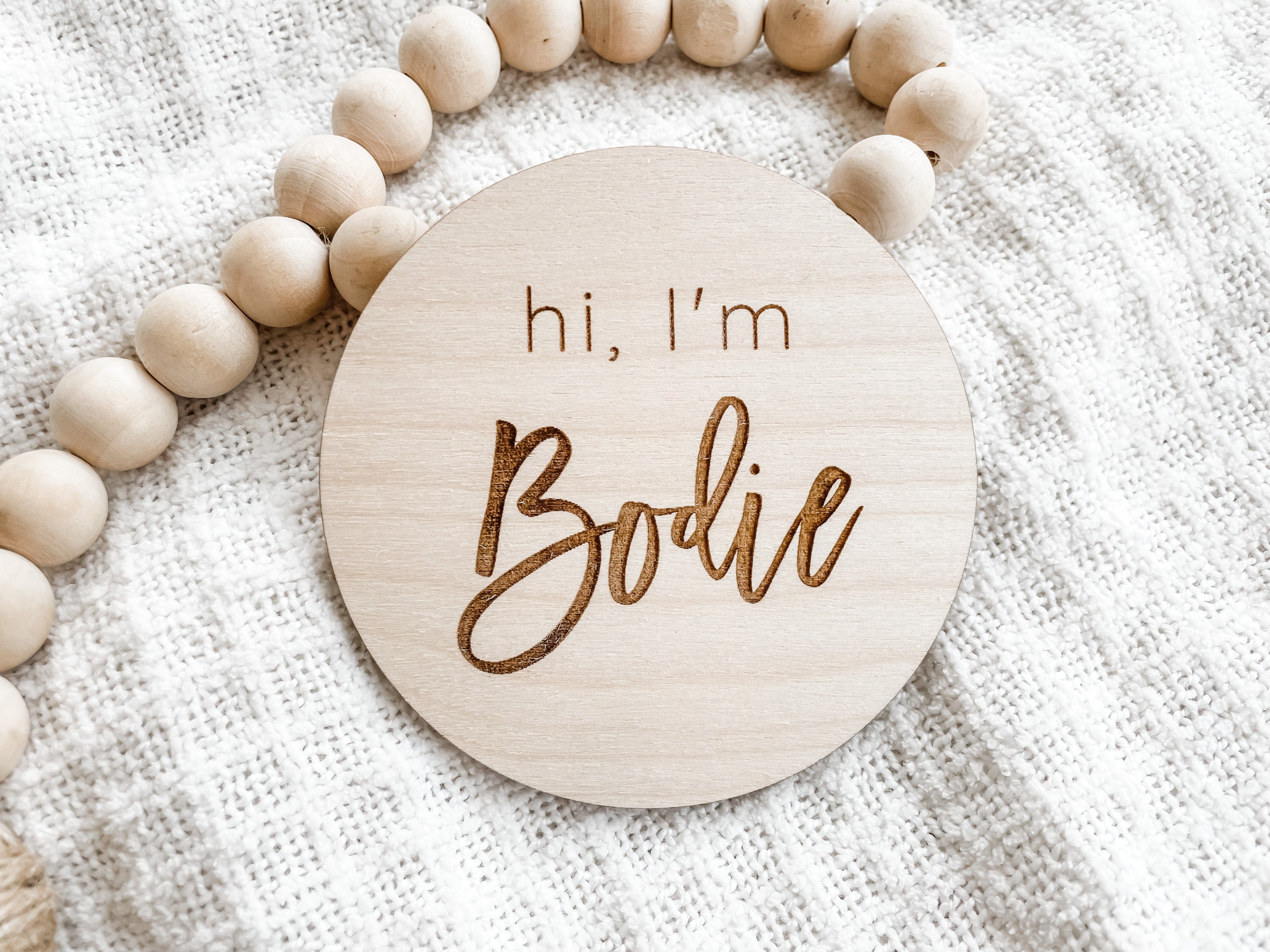 Baby Name Wooden Signs
